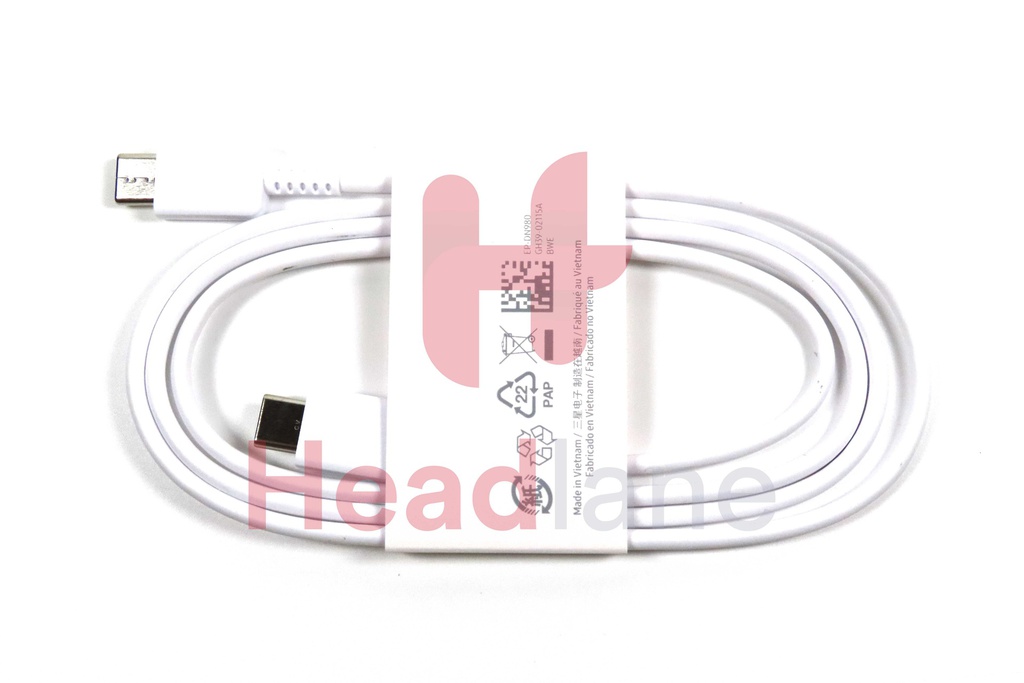 Samsung EP-DN980BWE USB-C to USB-C Data / Charging Cable - White GH39 ...